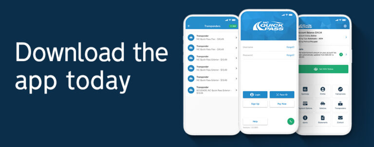 NC Quick Pass App - NC Quick Pass