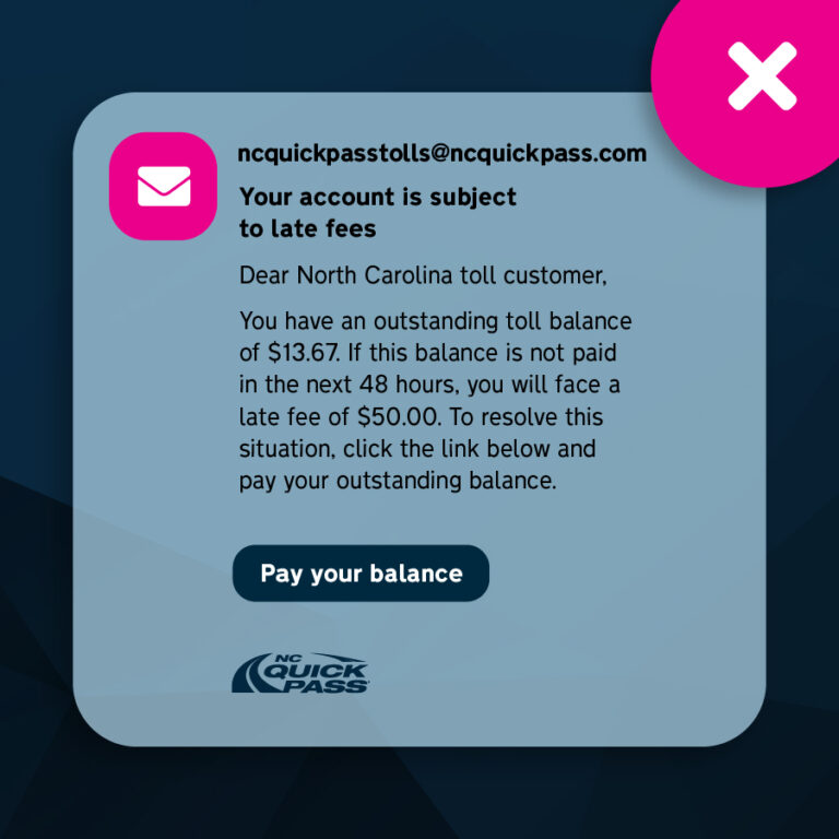 How to Identify a Scam - NC Quick Pass